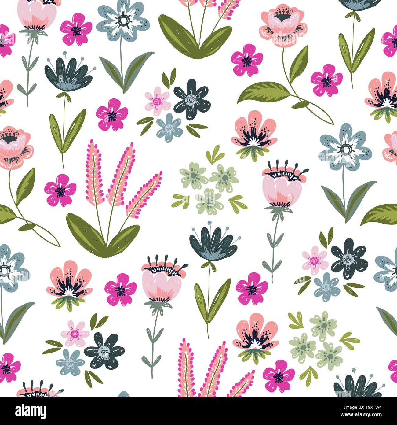 Fleurs autochtones Banque d'images vectorielles - Alamy