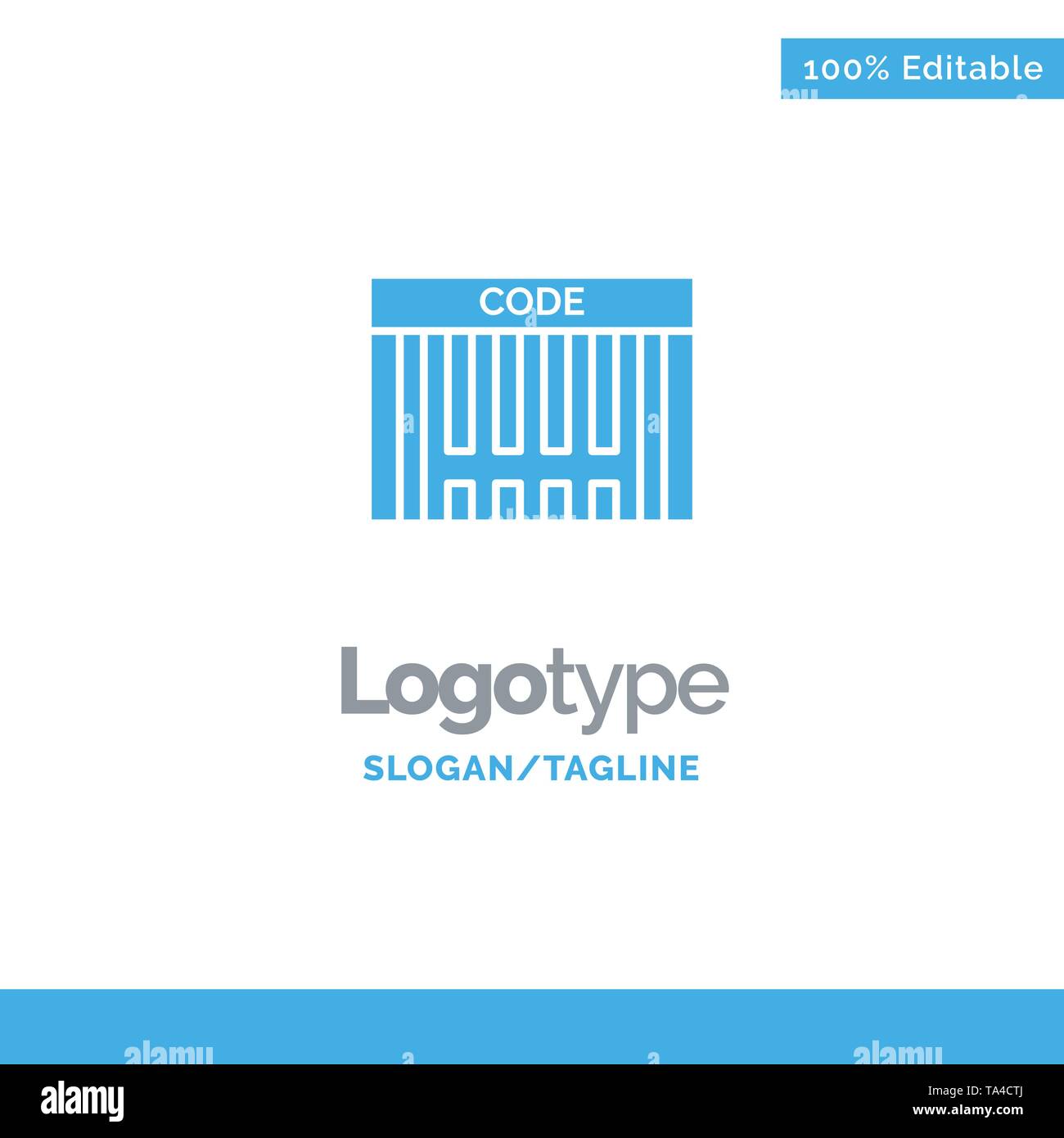 Logo code barre Banque de photographies et d’images à haute résolution ...