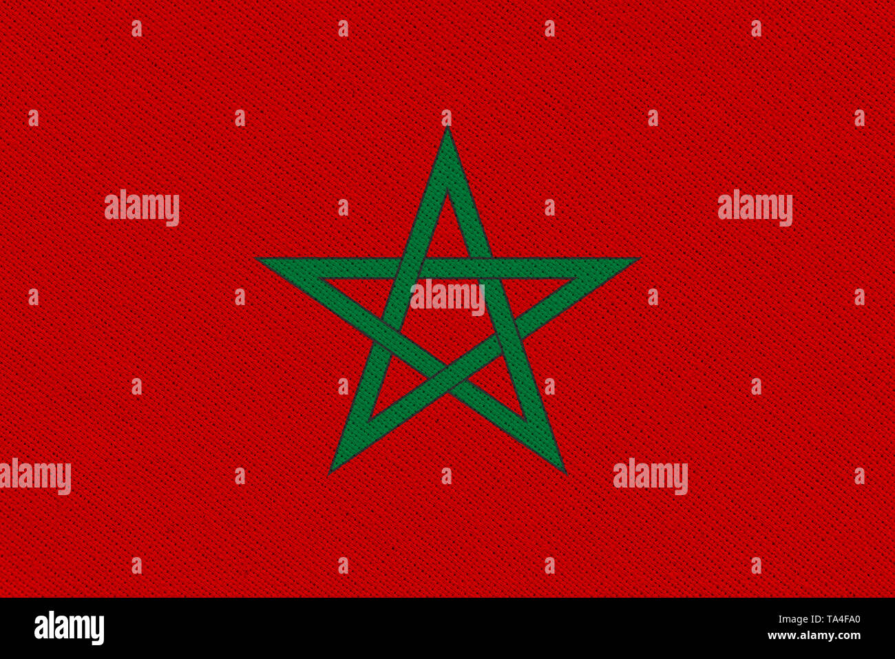 Drapeau officiel du maroc Banque de photographies et d’images à haute ...
