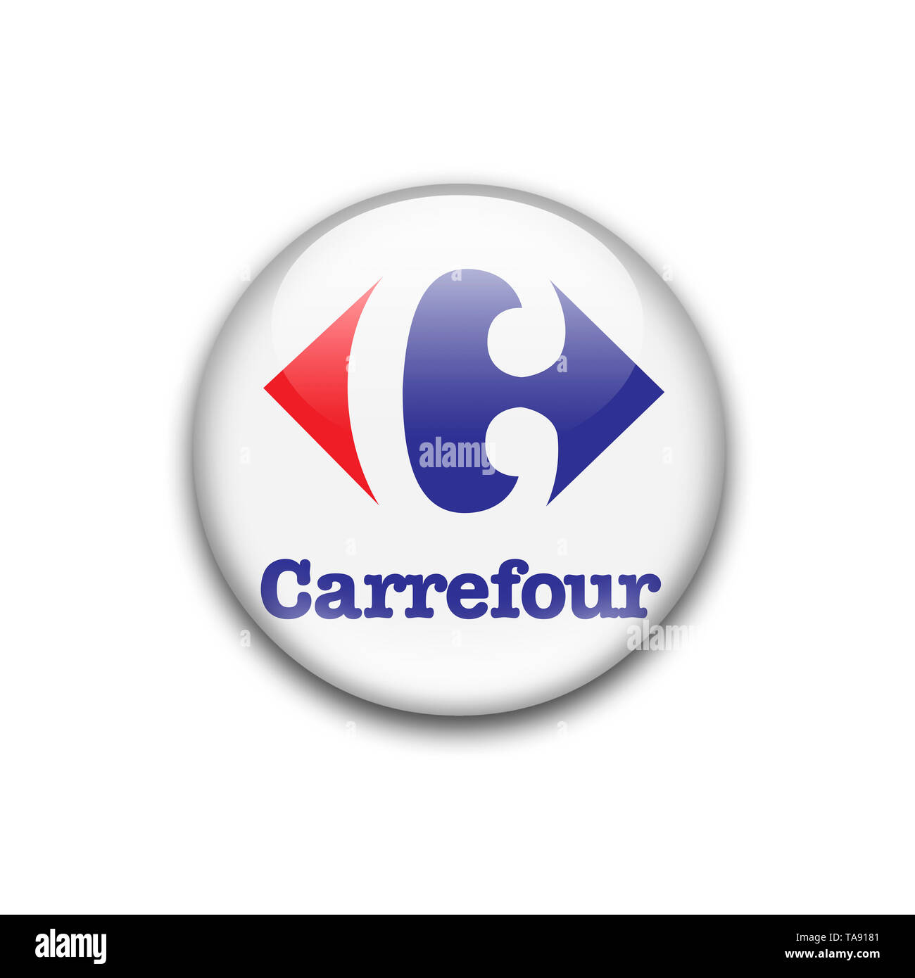 Logo carrefour Banque de photographies et d’images à haute résolution ...