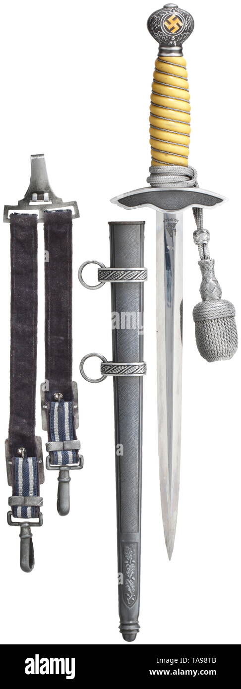 Un poignard M 37 pour les officiers avec acceptation stamp, SMF ...