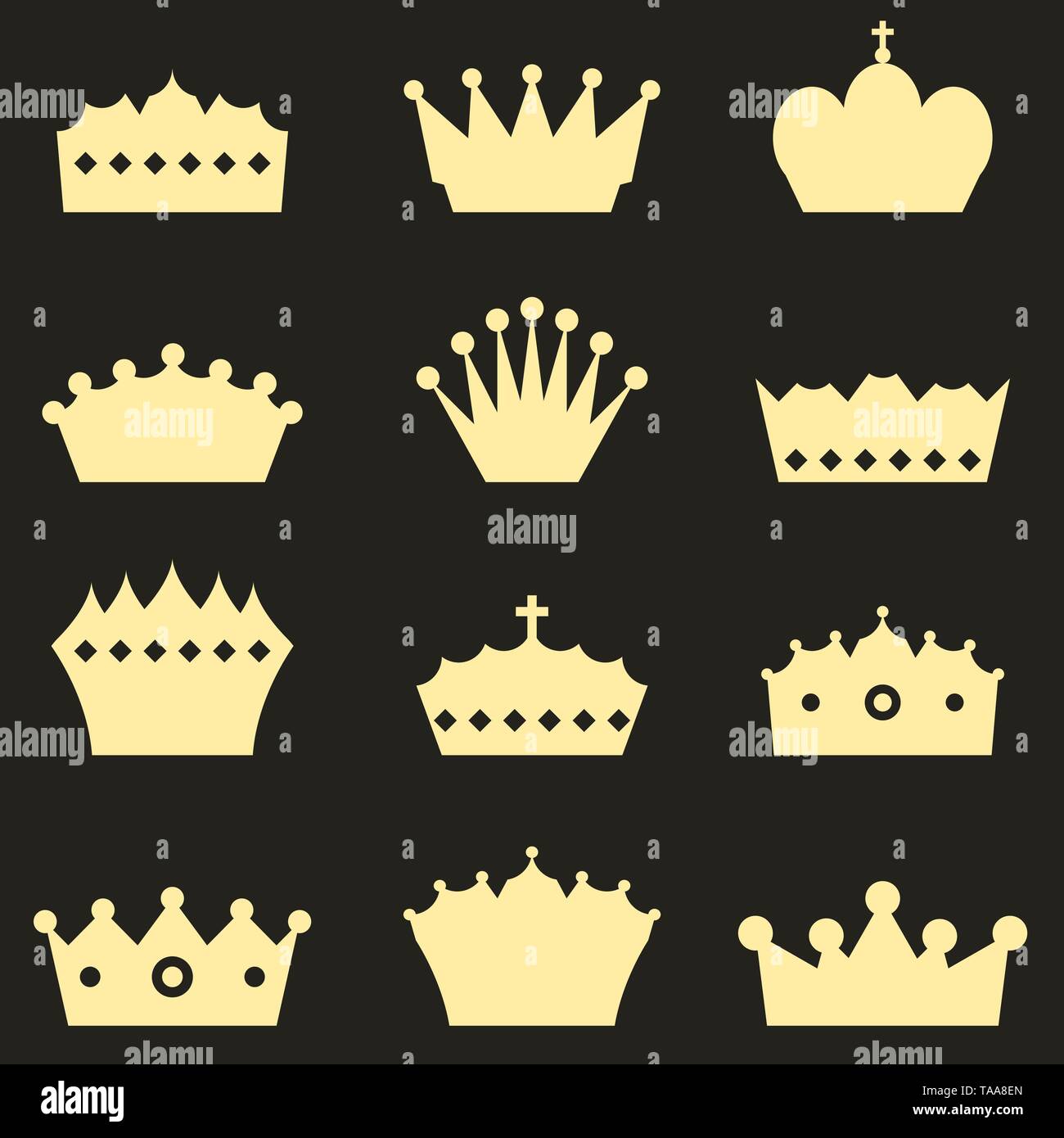 Crown insignia Banque de photographies et d’images à haute résolution ...