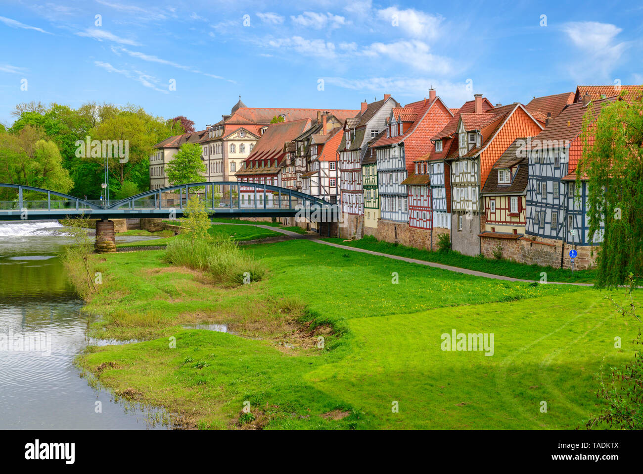 Fulda river Banque de photographies et d’images à haute résolution - Alamy