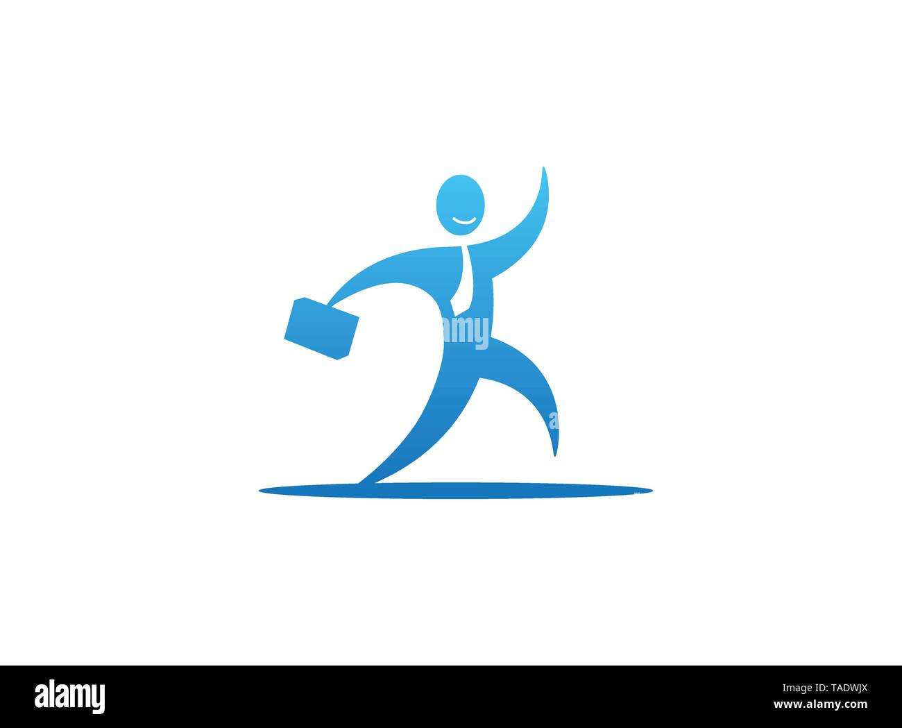 Employee logo Banque d'images vectorielles - Alamy