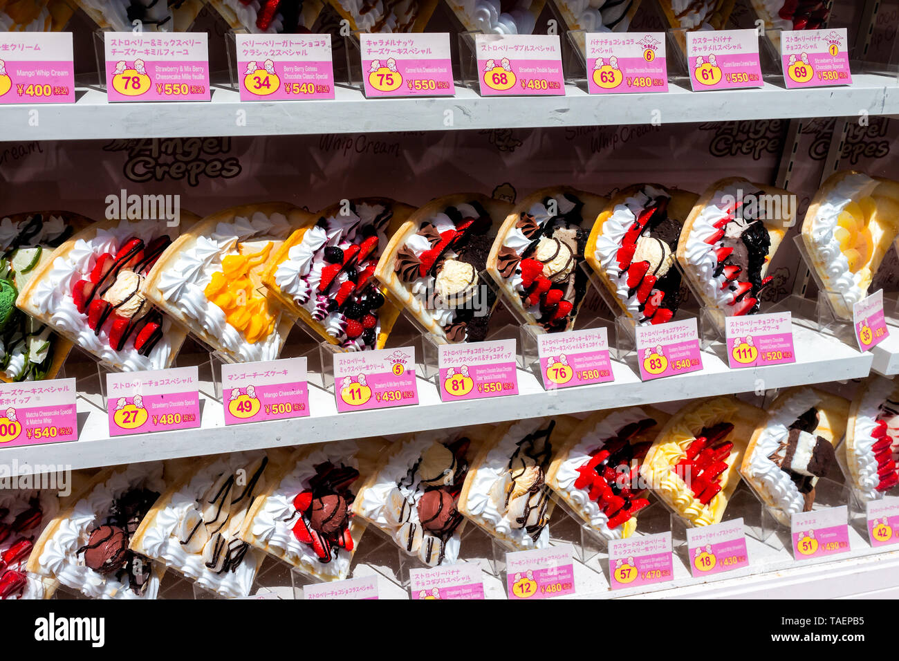 Crepes display Banque de photographies et d’images à haute résolution ...