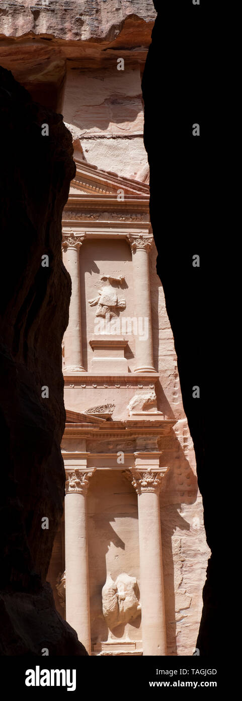 La Jordanie, Pétra (UNESCO) Vie du Conseil du Trésor (alias Al Khazna ...