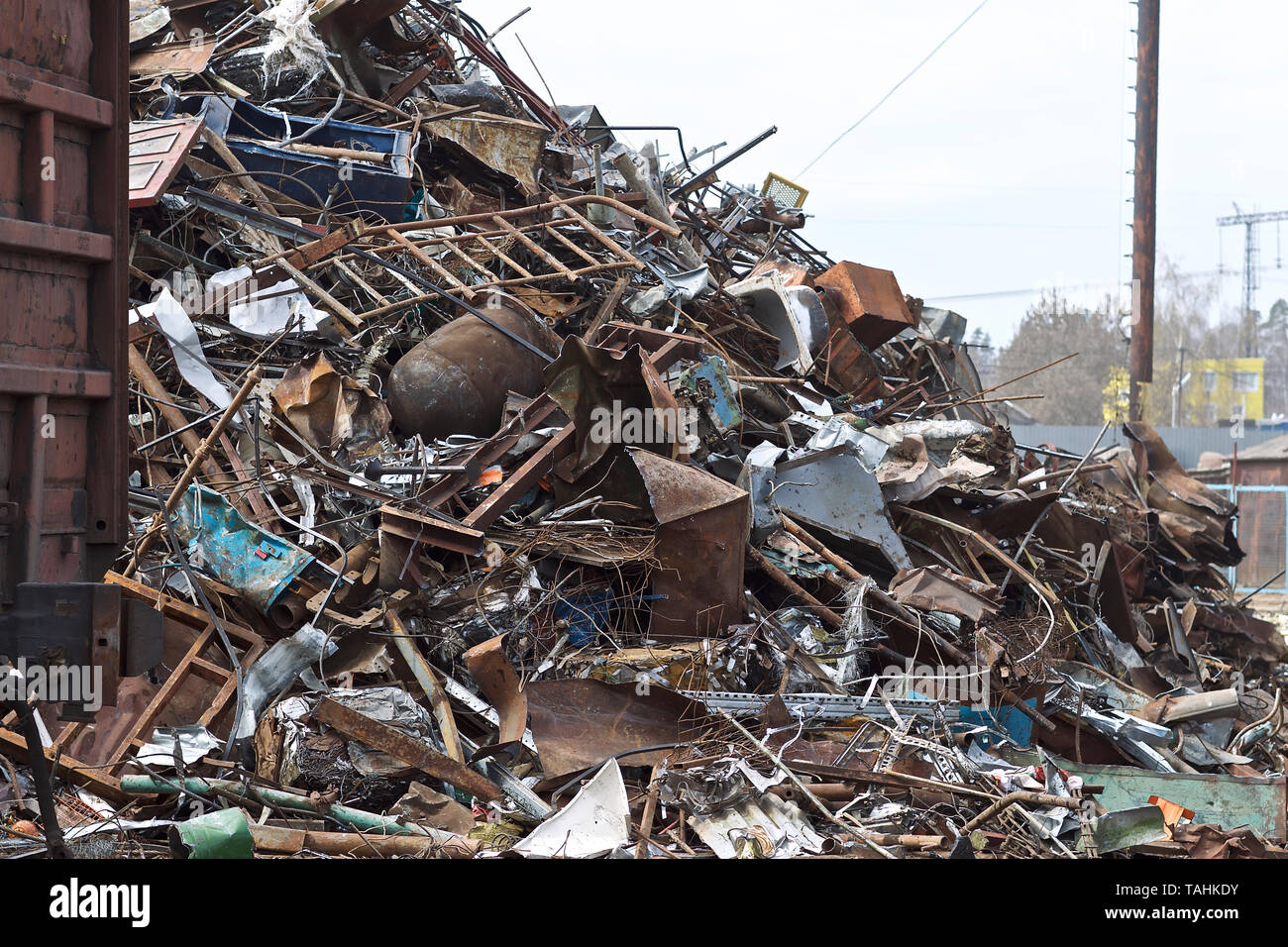 Déchets de métaux et déchets de métaux ferreux, Russie Photo Stock - Alamy