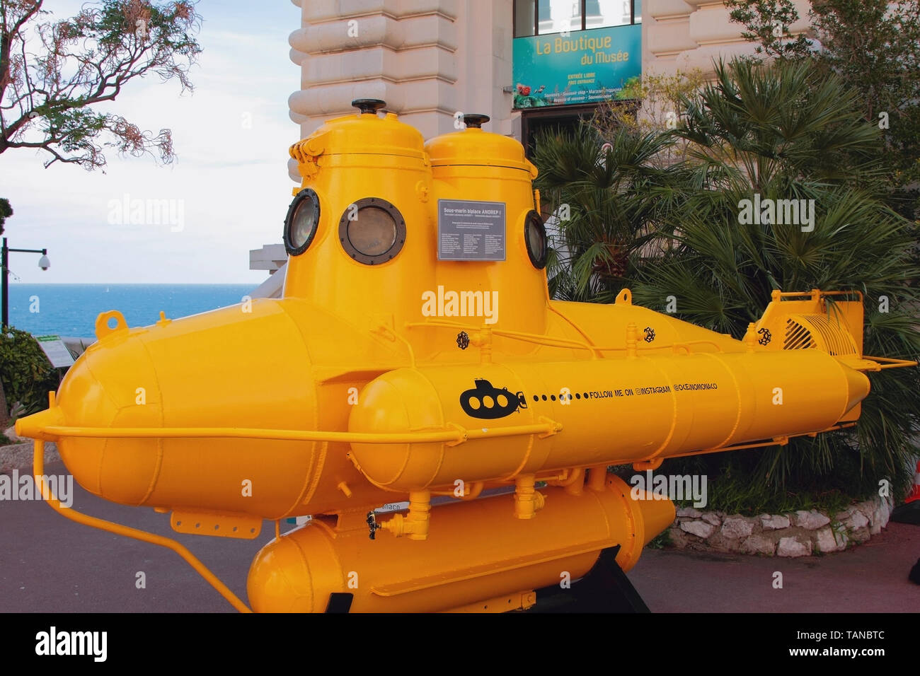 Oceanographic museum monaco submarine Banque de photographies et d ...