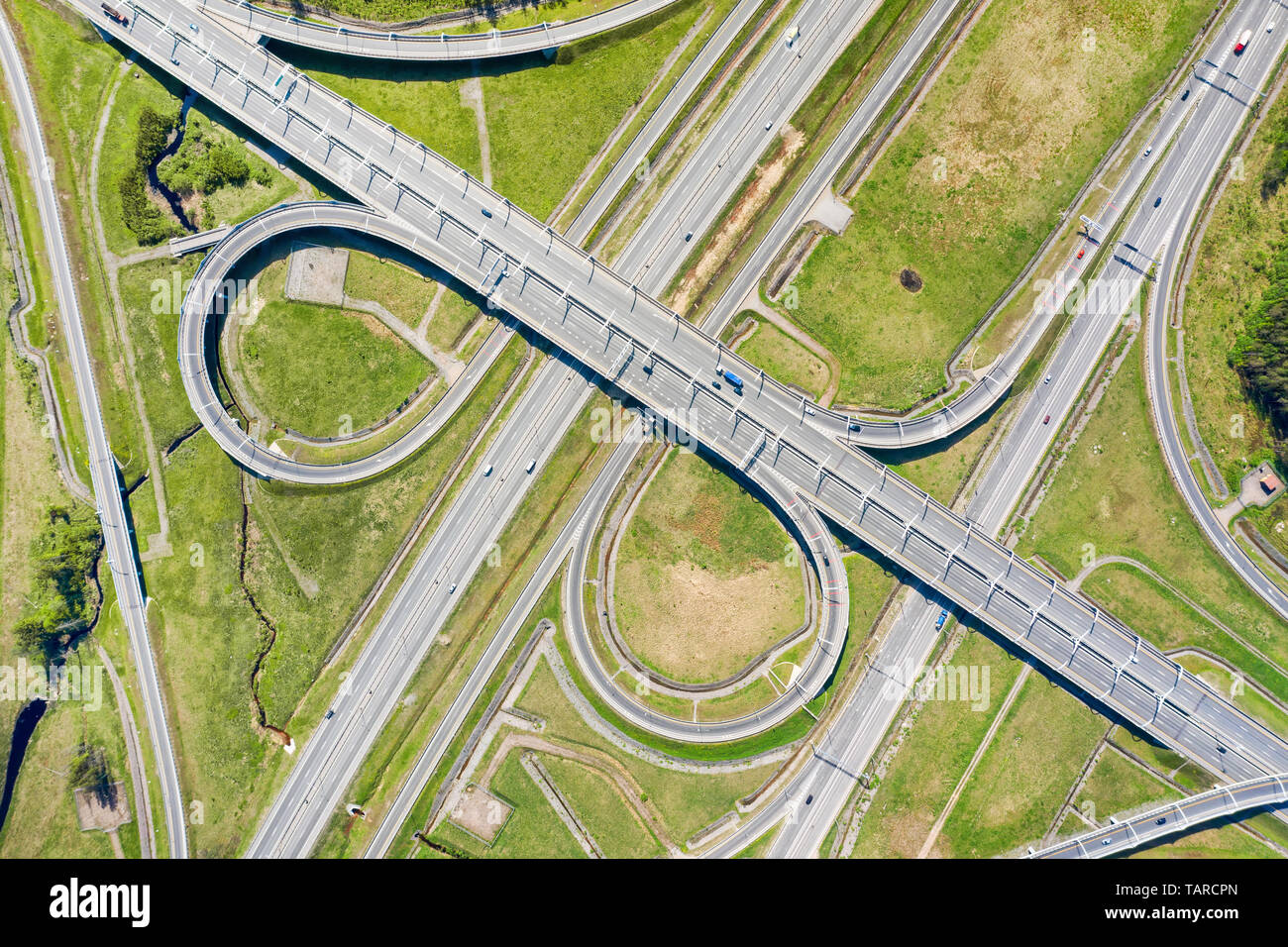 Jonction des autoroutes Banque de photographies et d’images à haute ...