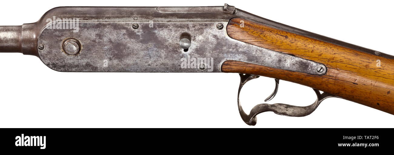 Un Guycot Carabine Chaîne, vers 1878, canon octogonal avec base ronde ...