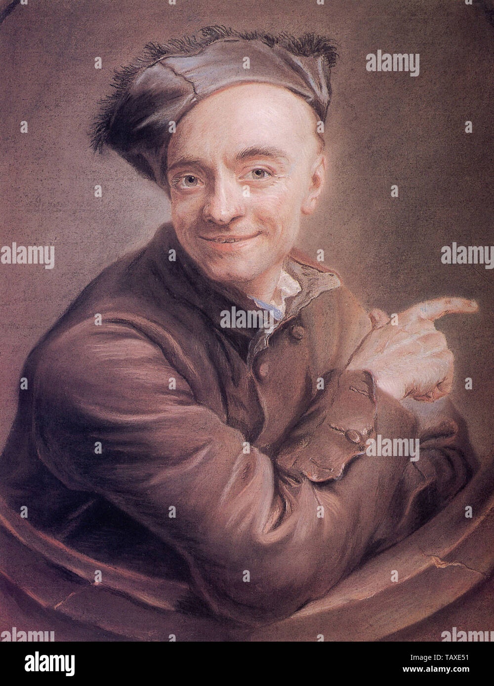 Maurice quentin de la tour autoportrait Banque de photographies et d ...