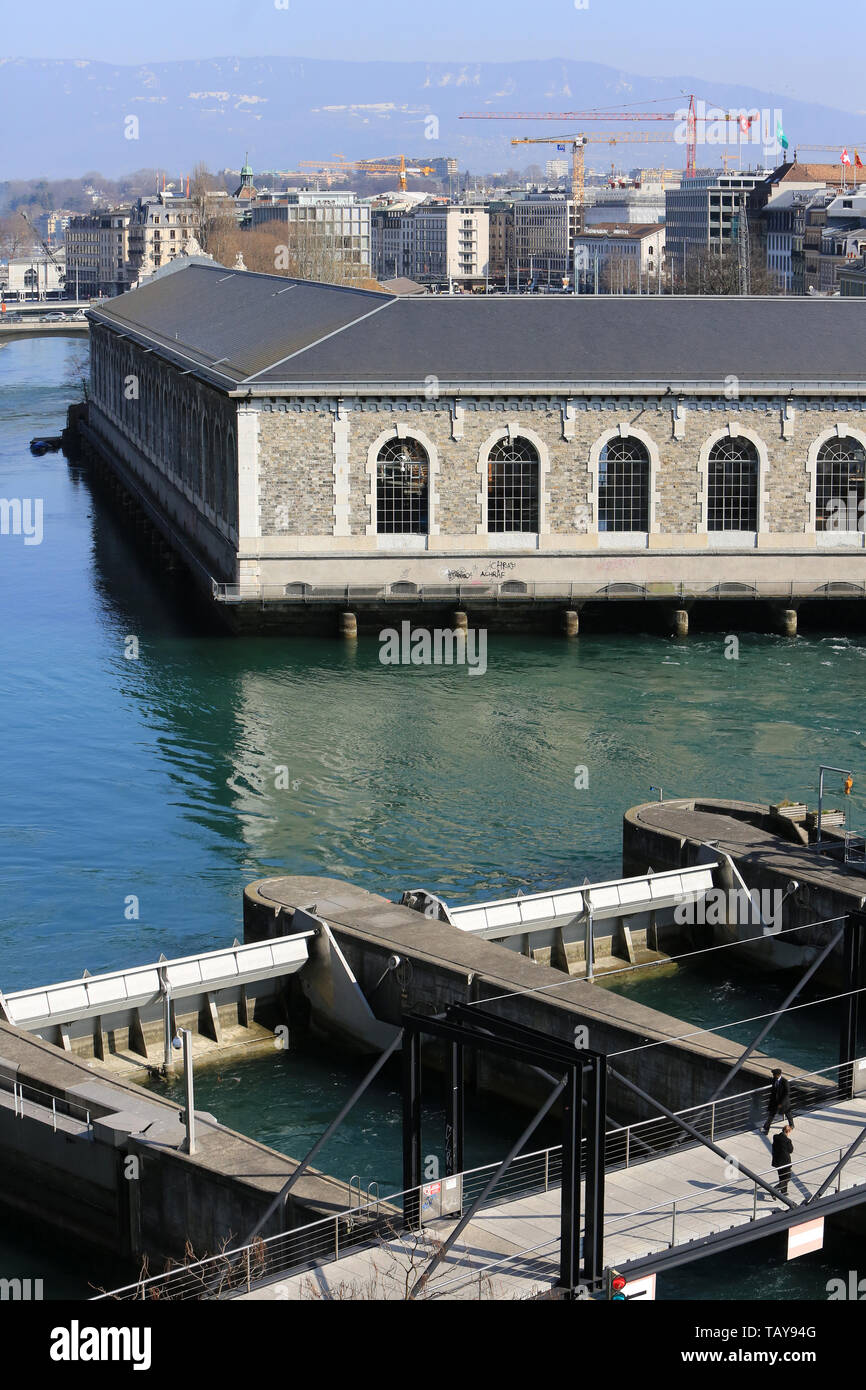 Batiment Des Forces Motrices Banque d'image et photos - Alamy