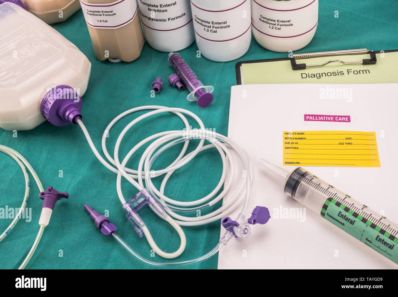 Sonde d'équipement de la nutrition entérale, les soins palliatifs à l ...