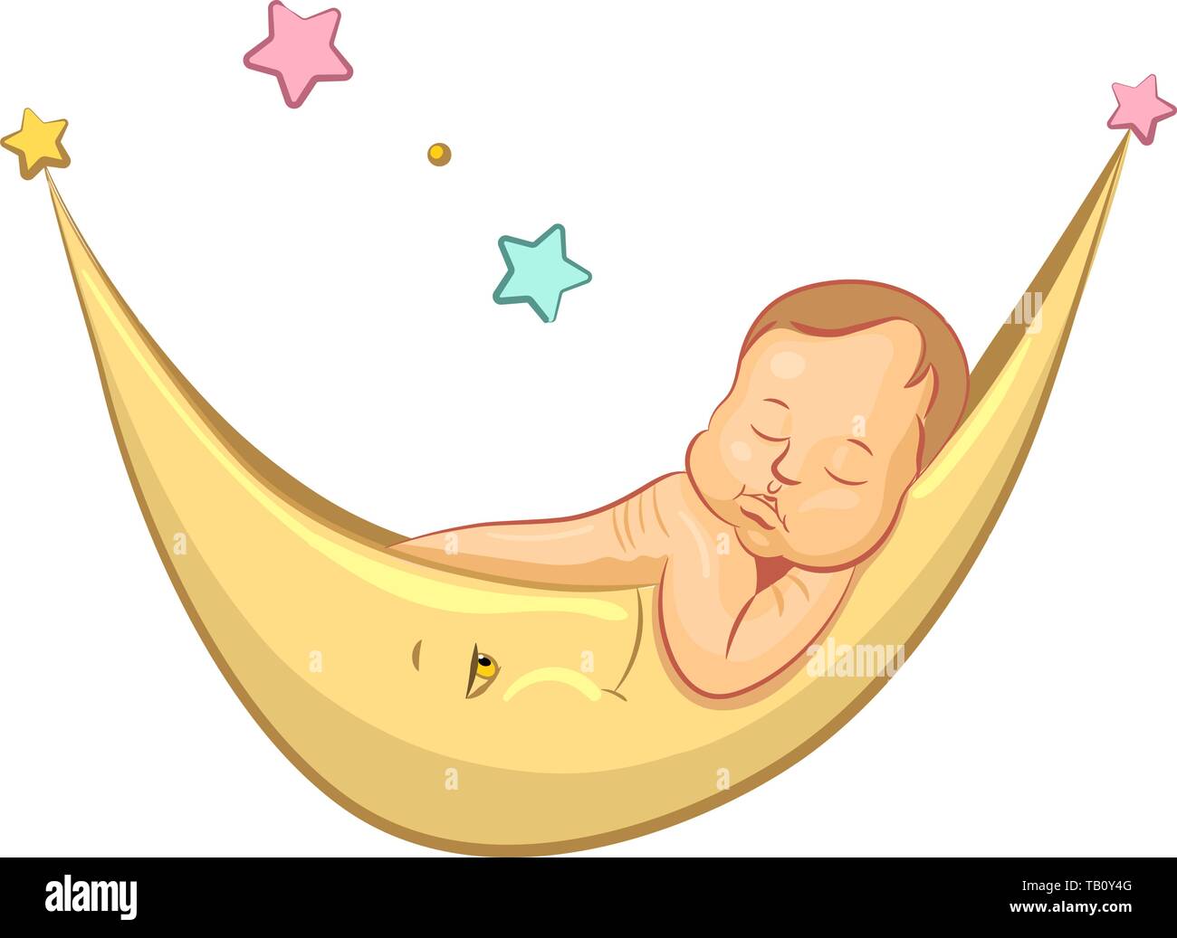 Hamac enfant Banque d'images vectorielles - Alamy