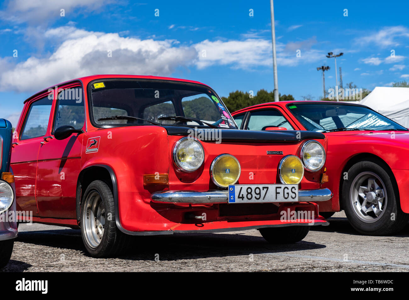 Old french car simca in Banque de photographies et d’images à haute ...