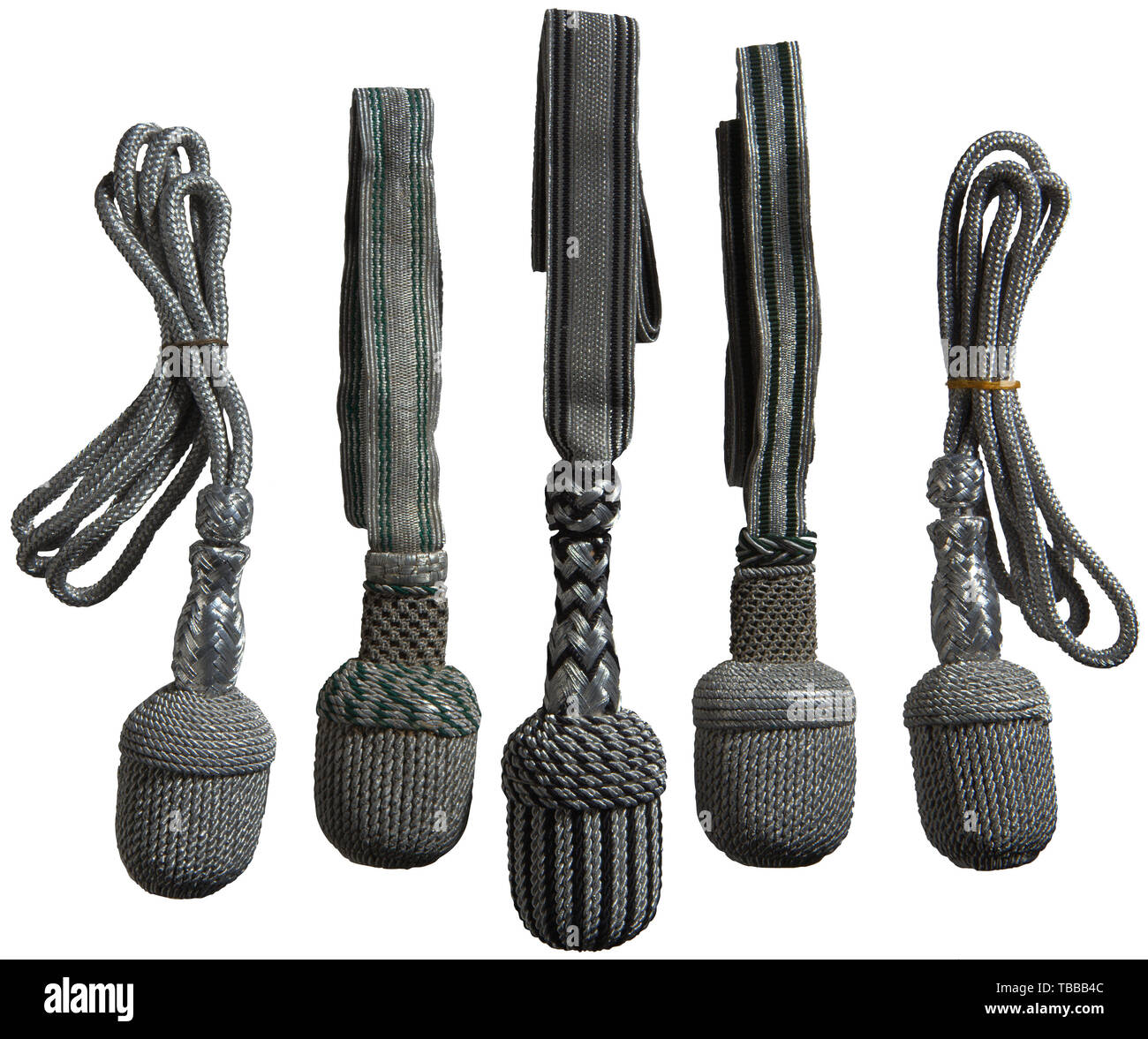 La COLLECTION JOHN PEPERA, un groupe de cinq, deux Portepees Arme 43 cm ...