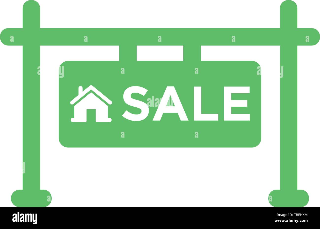 Signe de vente immobilier Banque de photographies et d’images à haute ...