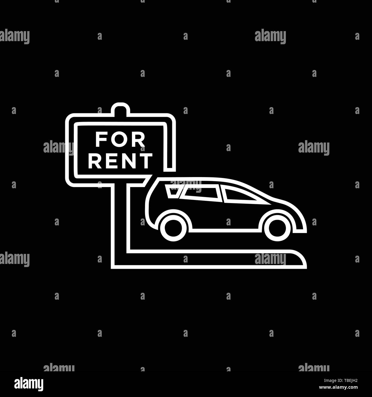 Location icon vector vectors Banque de photographies et d’images à haute résolution - Alamy