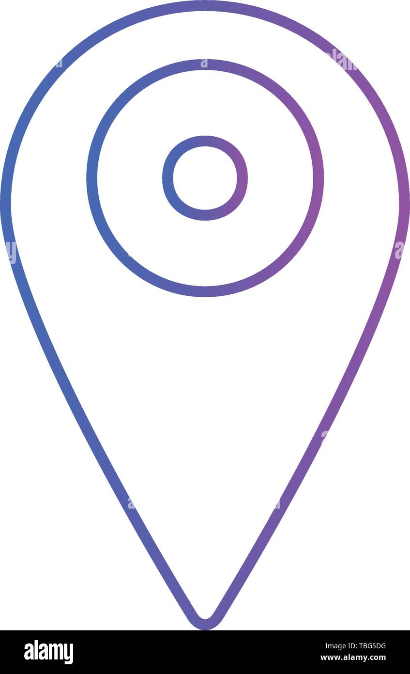 Icône vecteur emplacement - placer le symbole - pictogramme GPS Image ...