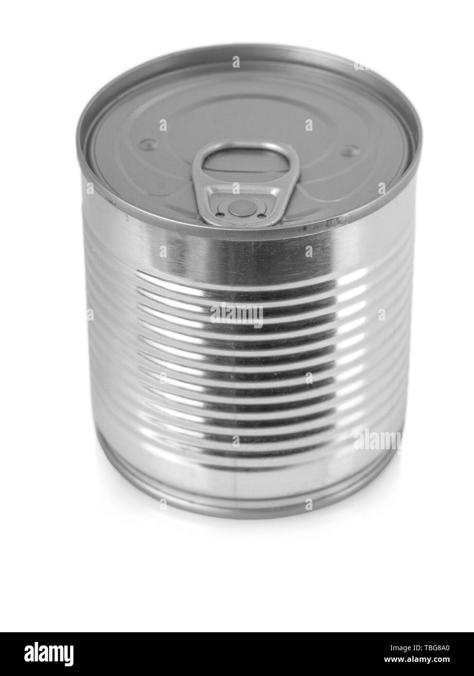 Des boîtes de conserve Banque d'images noir et blanc - Alamy