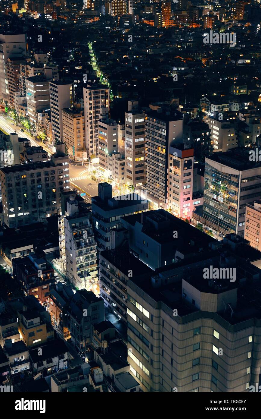 Tokyo urban skyscraper skyline rooftop Banque de photographies et d ...