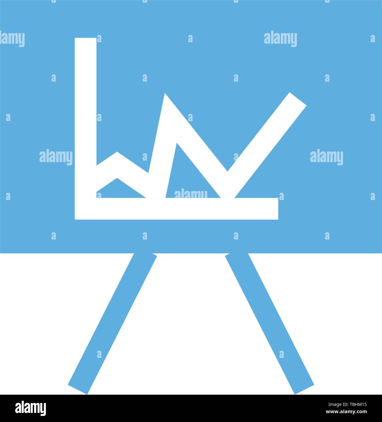 Tableau de conférence inscription - symbole graphique - vector Image ...