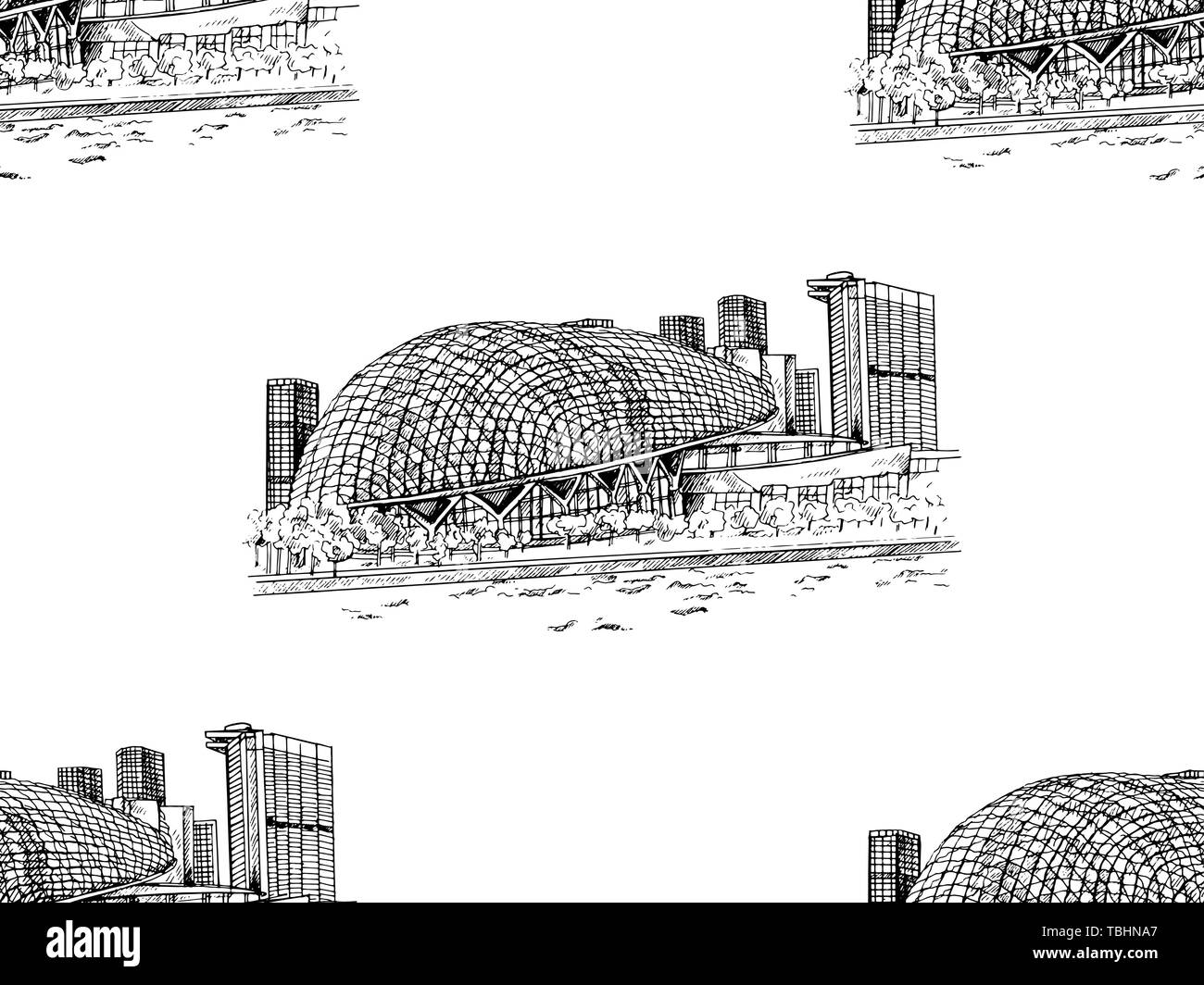 Une esplanade Banque d'images vectorielles - Alamy