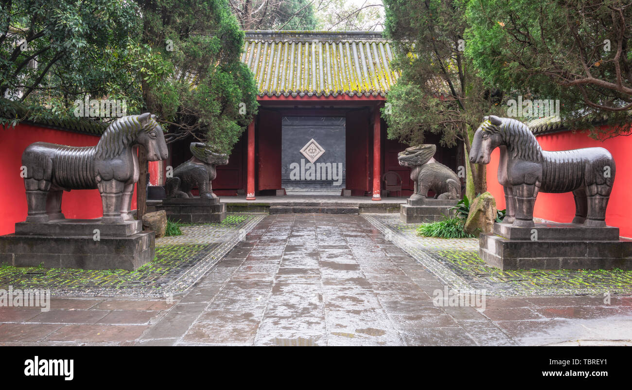Temple wuhou Banque de photographies et d’images à haute résolution - Alamy