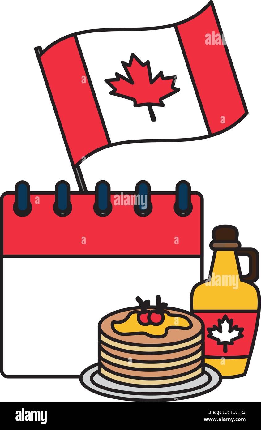 Bonne fête du canada vector illustration Image Vectorielle Stock - Alamy