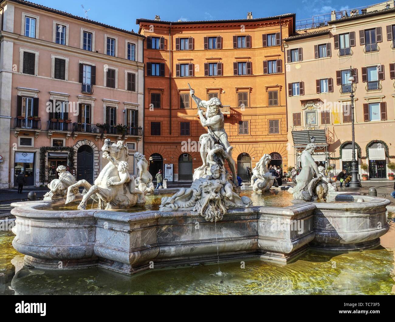 Piazza Navona Rome Italie Banque d'image et photos - Alamy