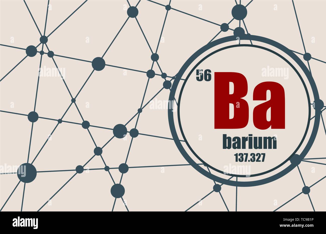 Barium Atomic Structure Banque d'image et photos - Alamy