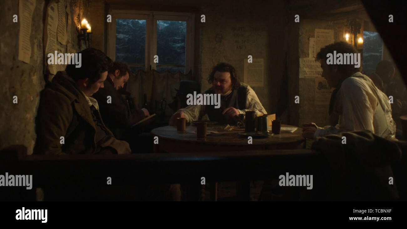 London.UK. Josh O'Connor, Joseph Quinn, Turlough Convery dans ©BBC TV ...