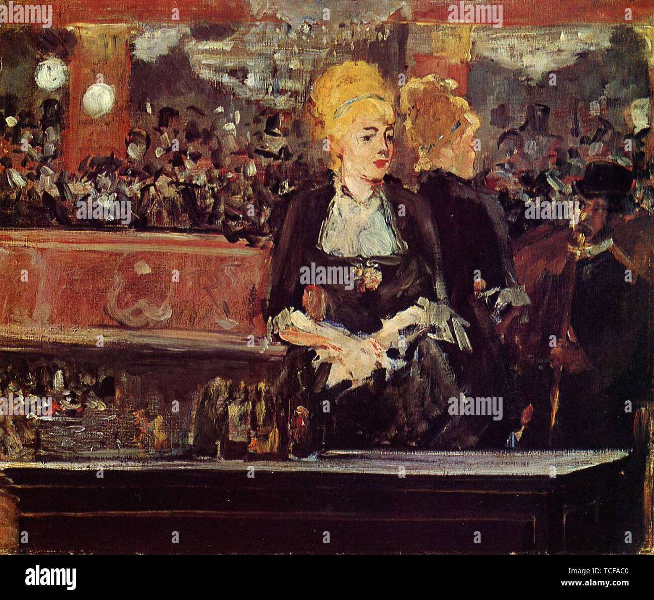 Edouard Manet - l'étude Bar Folies Bergère 1882 Photo Stock - Alamy