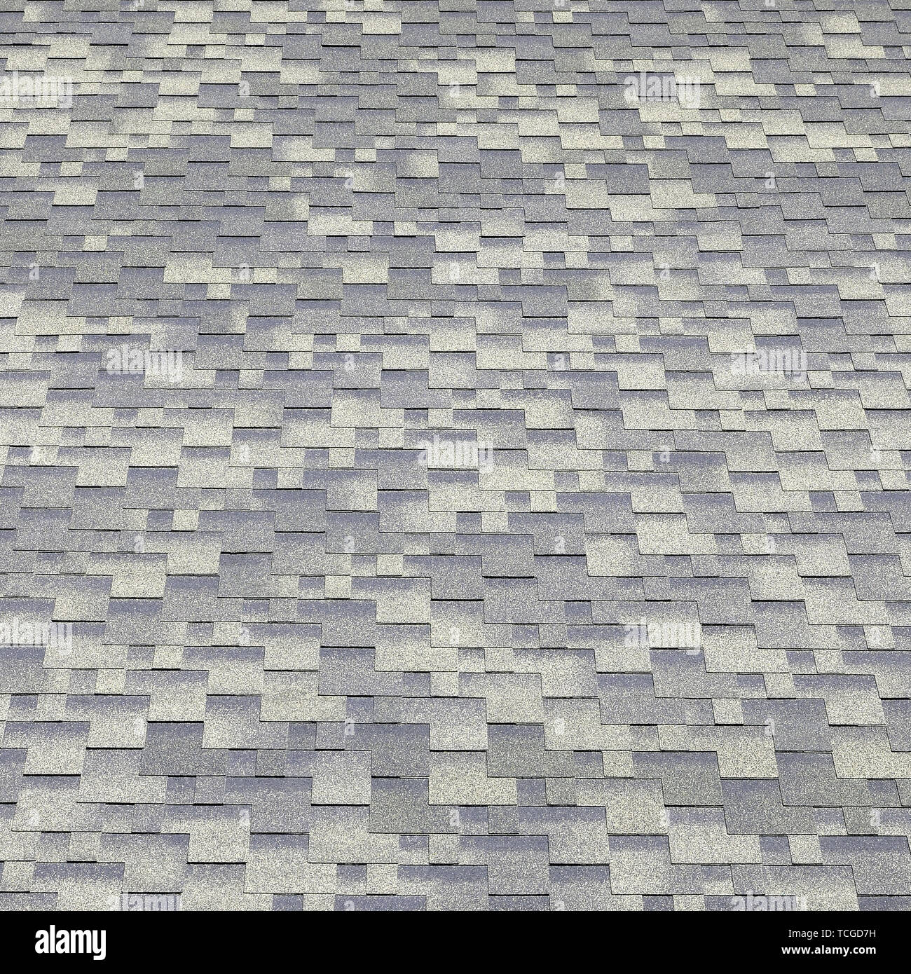 Les bardeaux de toiture bitume souple de surface. Mosaïque d'arrière ...