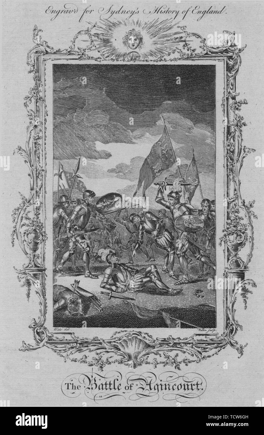 The battle of agincourt Banque de photographies et d’images à haute ...