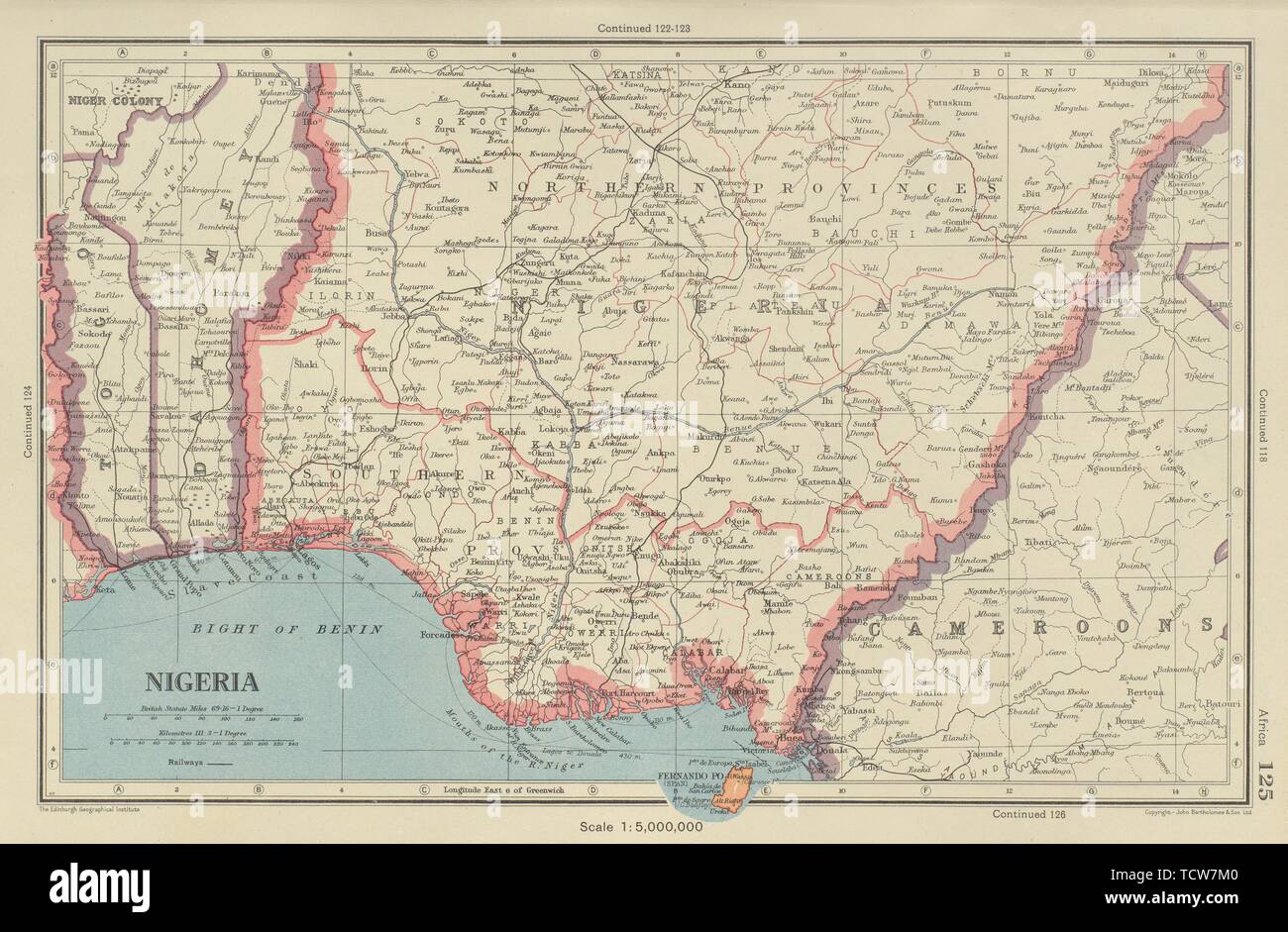 Dahomey map Banque de photographies et d’images à haute résolution - Alamy