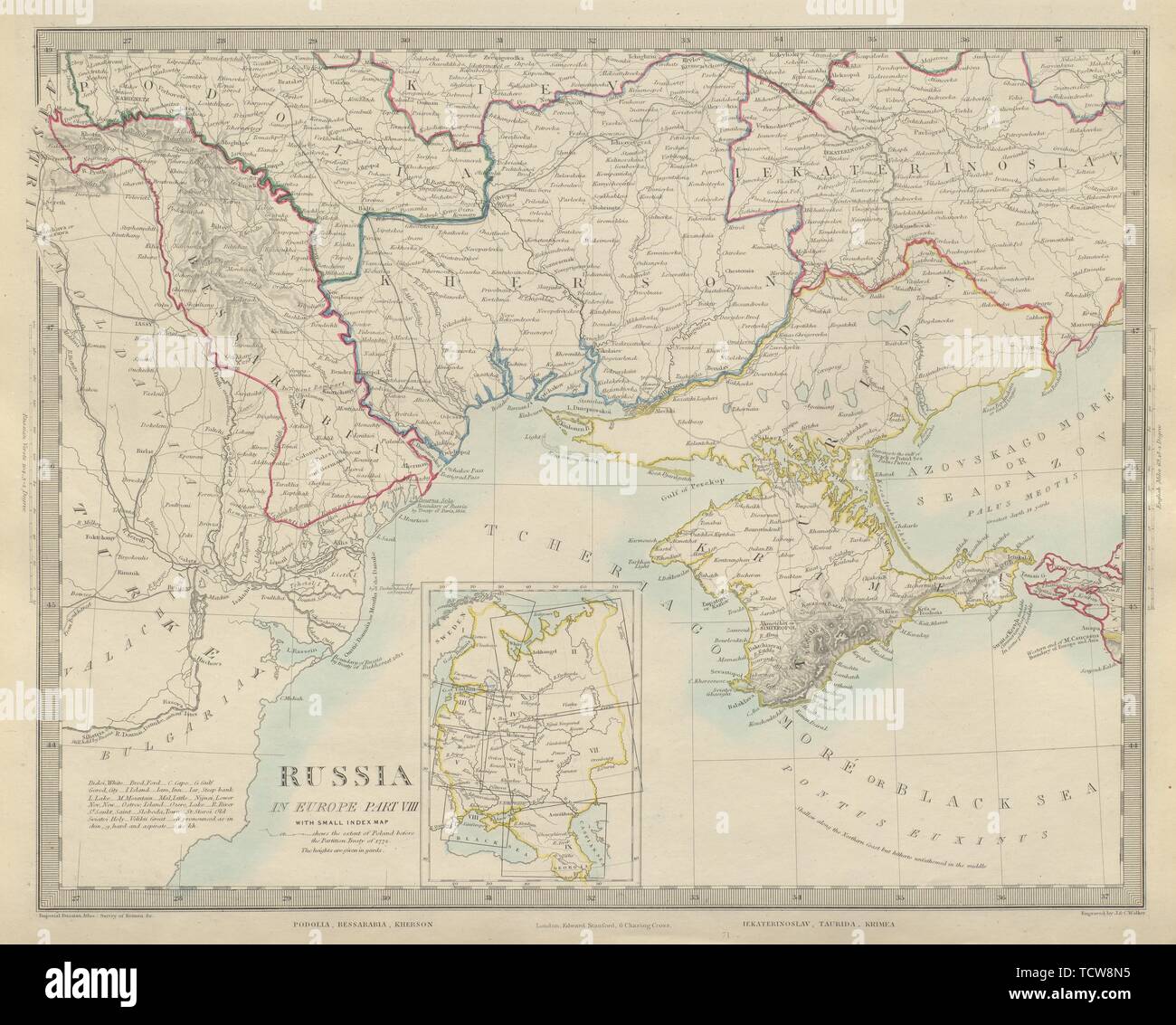 Map of kherson Banque de photographies et d’images à haute résolution ...