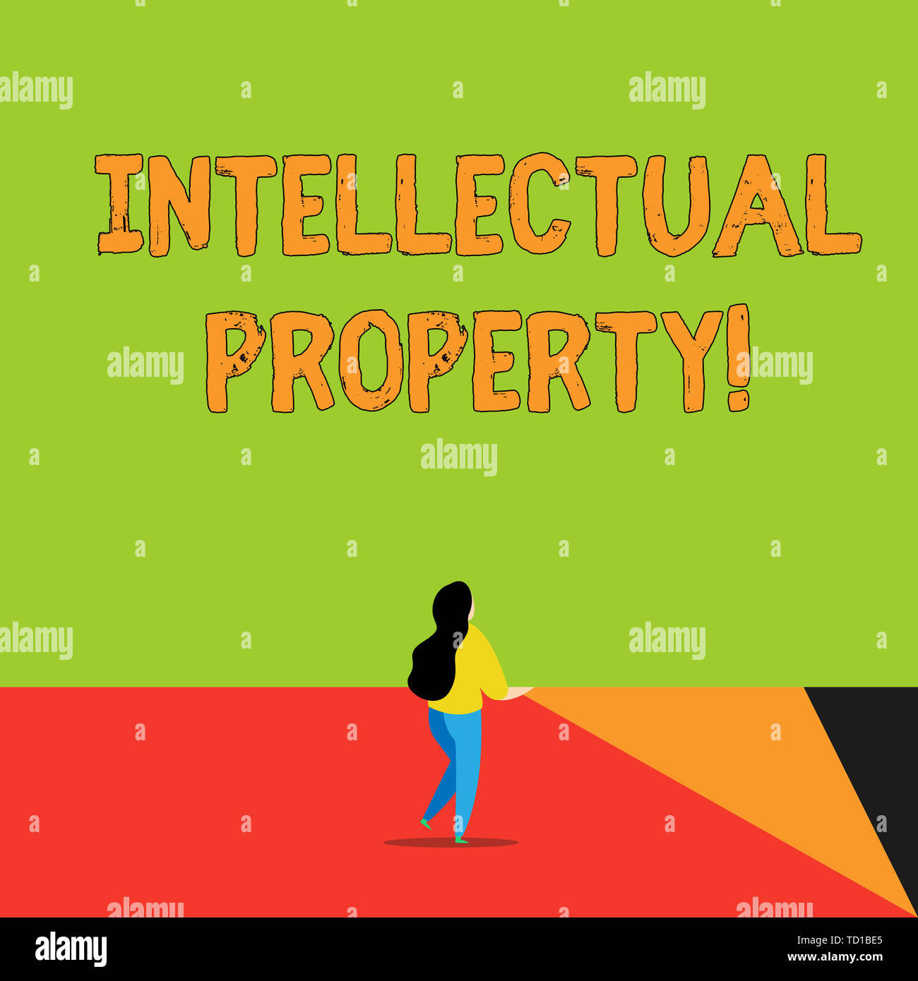 L'écriture de texte Word la propriété intellectuelle. Photo d ...