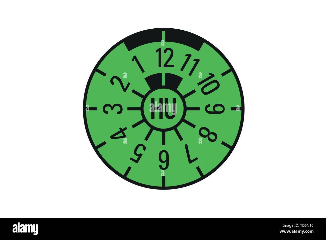 TÜV TÜV sticker - vector - Allemagne Image Vectorielle Stock - Alamy