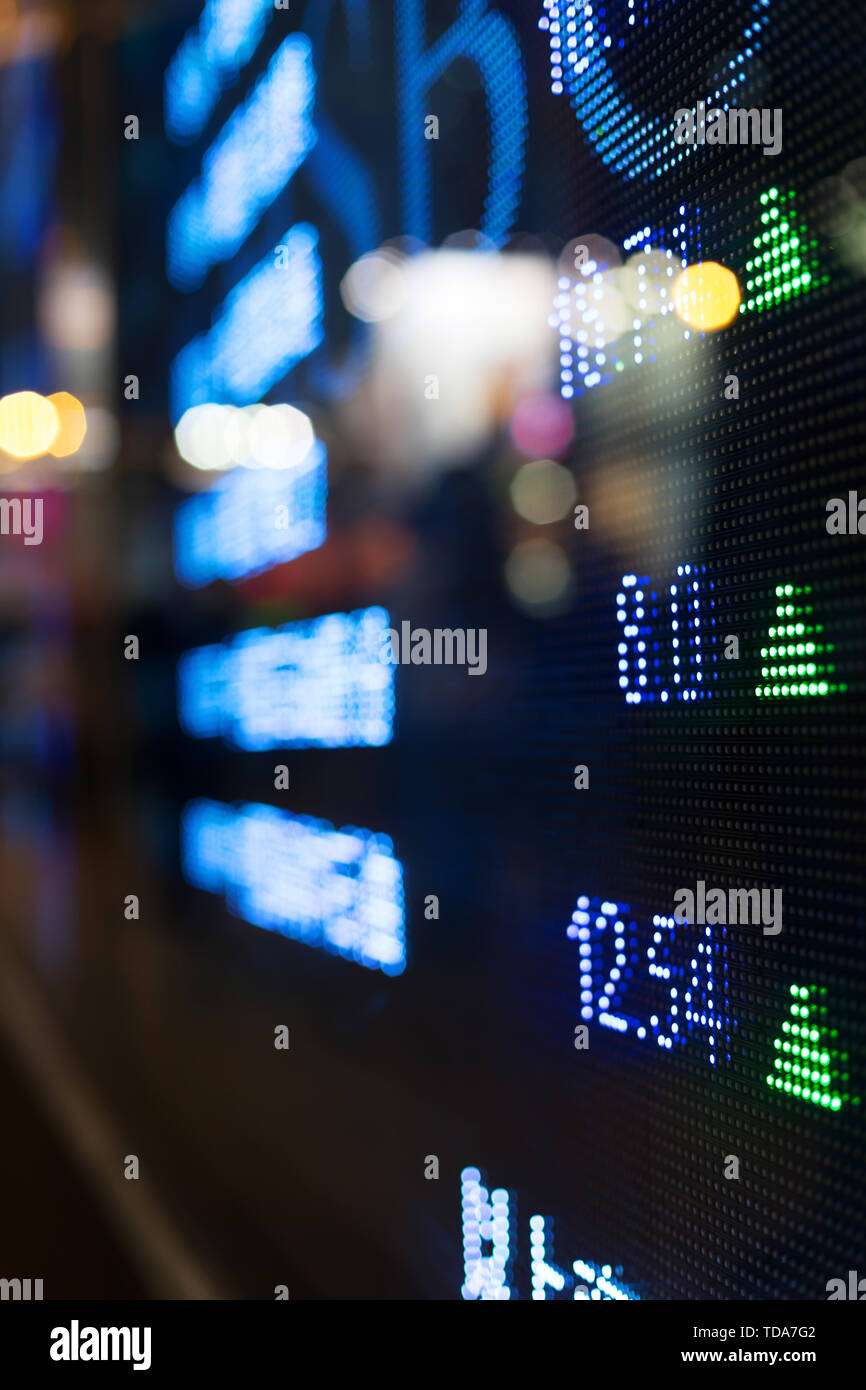 Stock market quotes Banque de photographies et d’images à haute ...