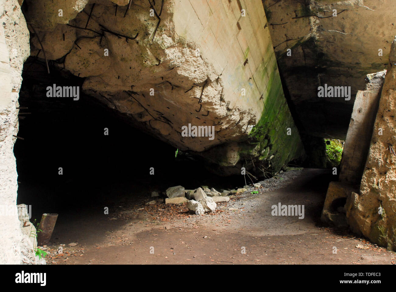 Le Maréchal du Reich Hermann Göring et le bunker en abri anti-aérien ...