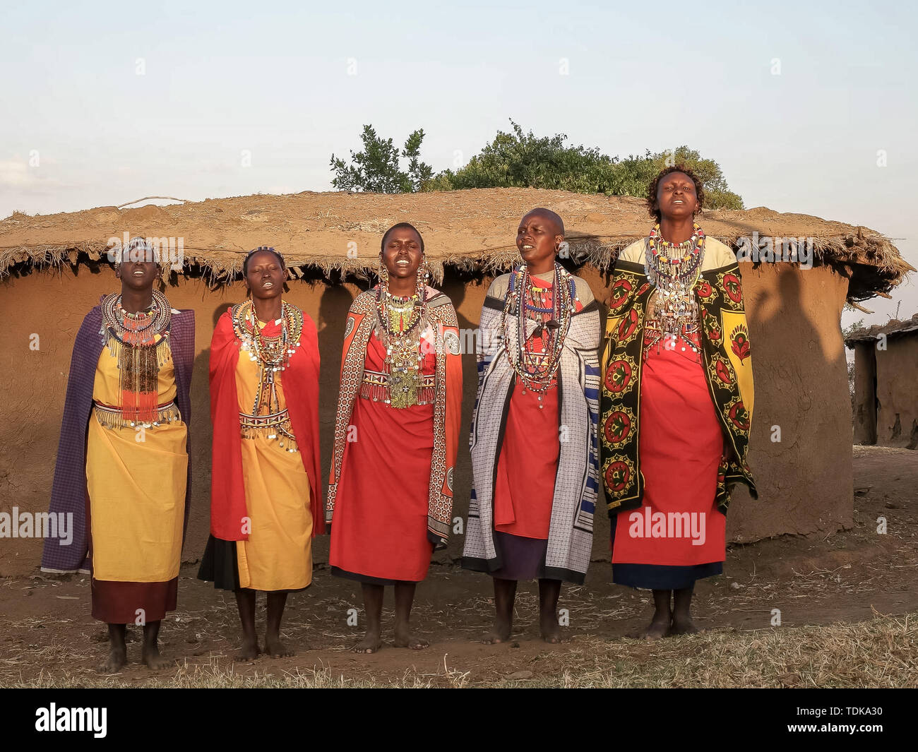 Women masai jewelry kenya masai Banque de photographies et d’images à ...
