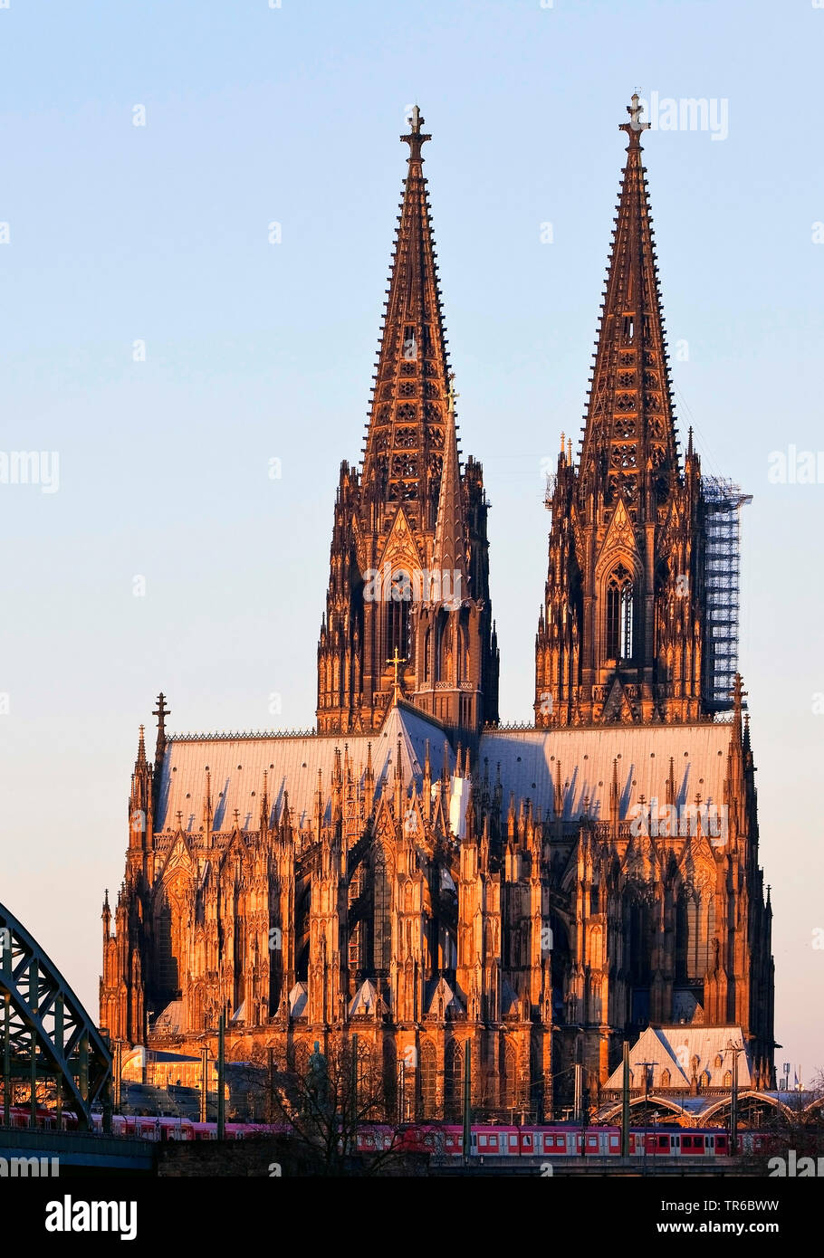 Flèche de la cathédrale de cologne Banque de photographies et d’images ...