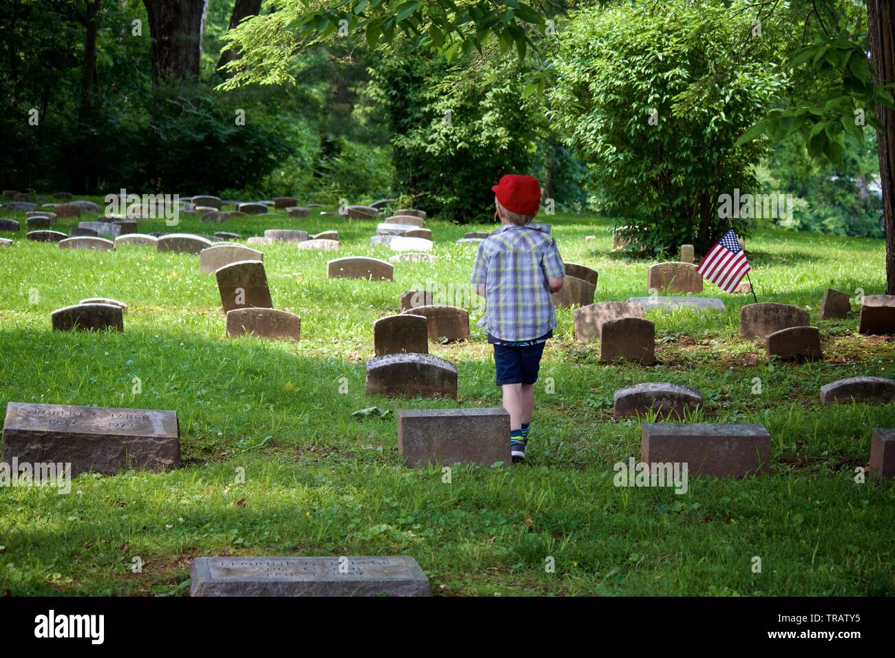 Quaker cemetery Banque de photographies et d’images à haute résolution ...