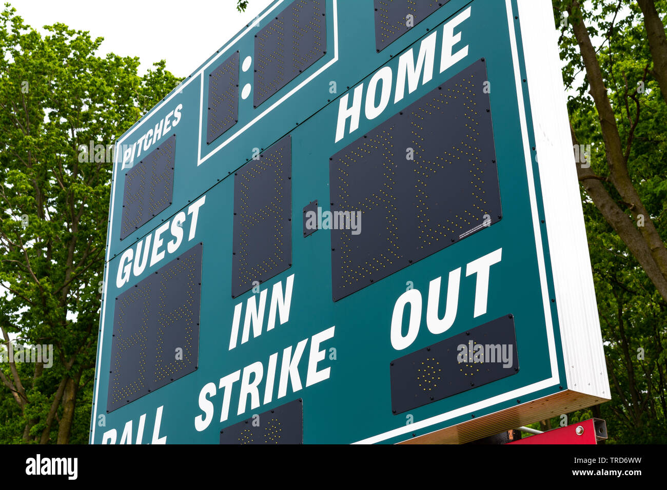 Tableau de score de baseball Banque de photographies et d’images à ...