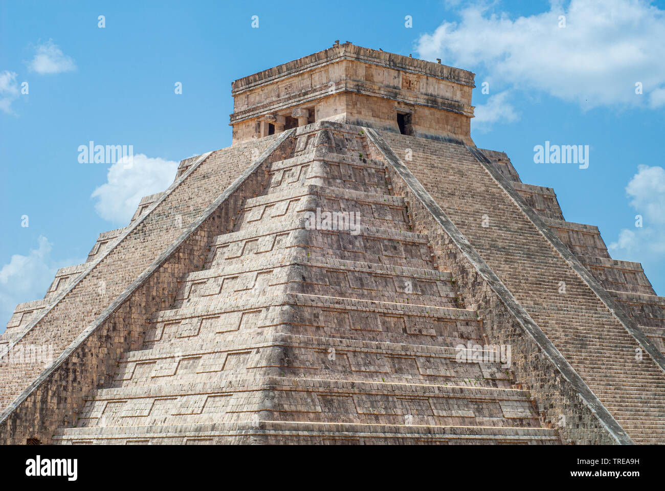Pyramide el castillo tulum Banque d'image et photos - Alamy