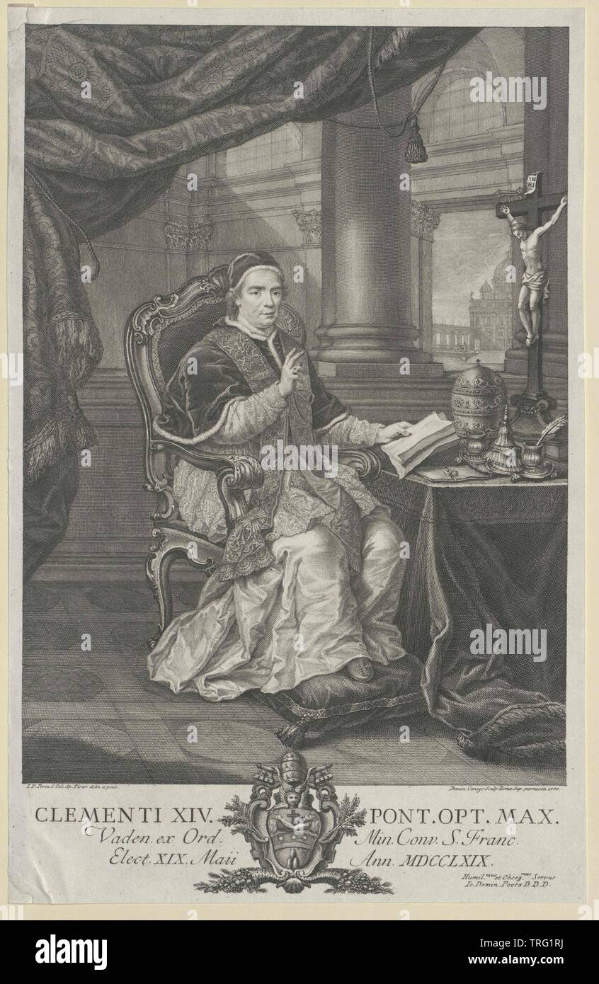 Clement xiv Banque de photographies et d’images à haute résolution - Alamy