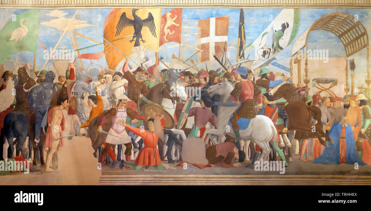 Victoire d'Héraclius et l'exécution de Chosroès, Légende de la Vraie ...