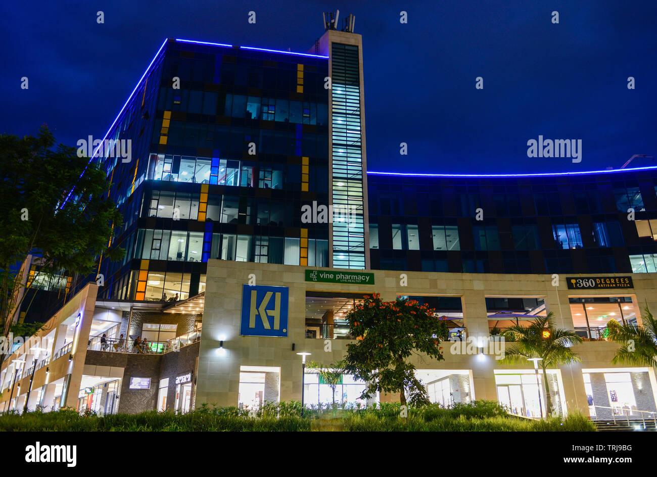 RWANDA, Kigali, shopping mall at Convention Center / Rwanda, Kigali ...