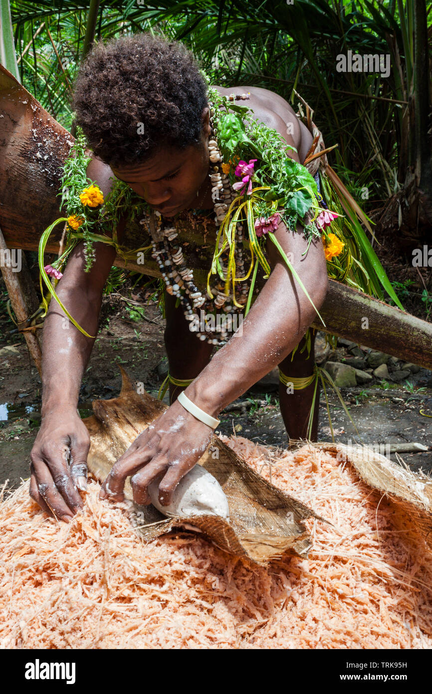 Fabrication de sagou Banque de photographies et d’images à haute ...